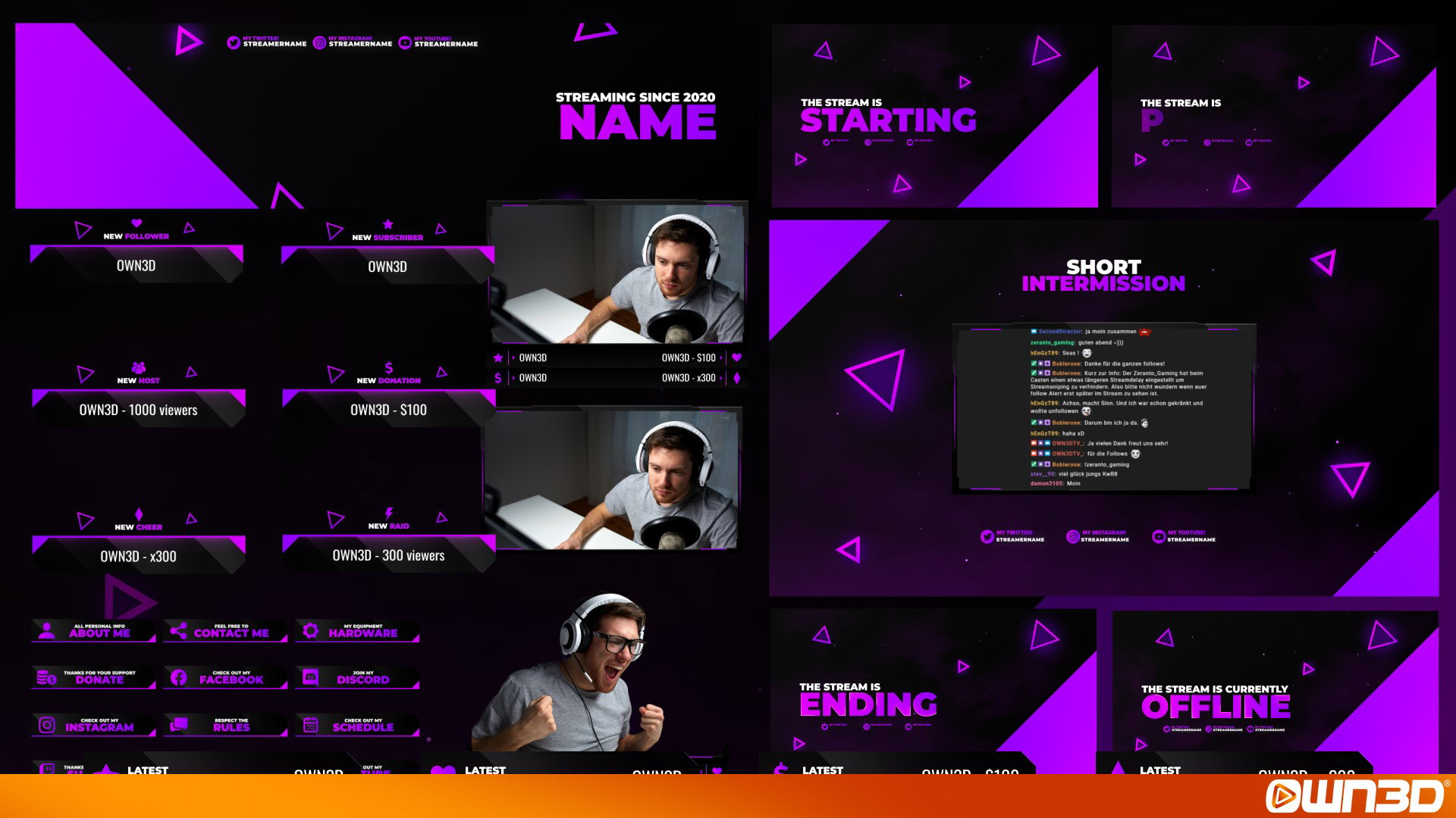 Pack Allure - Boutique n° 1 pour les Streamers | OWN3D