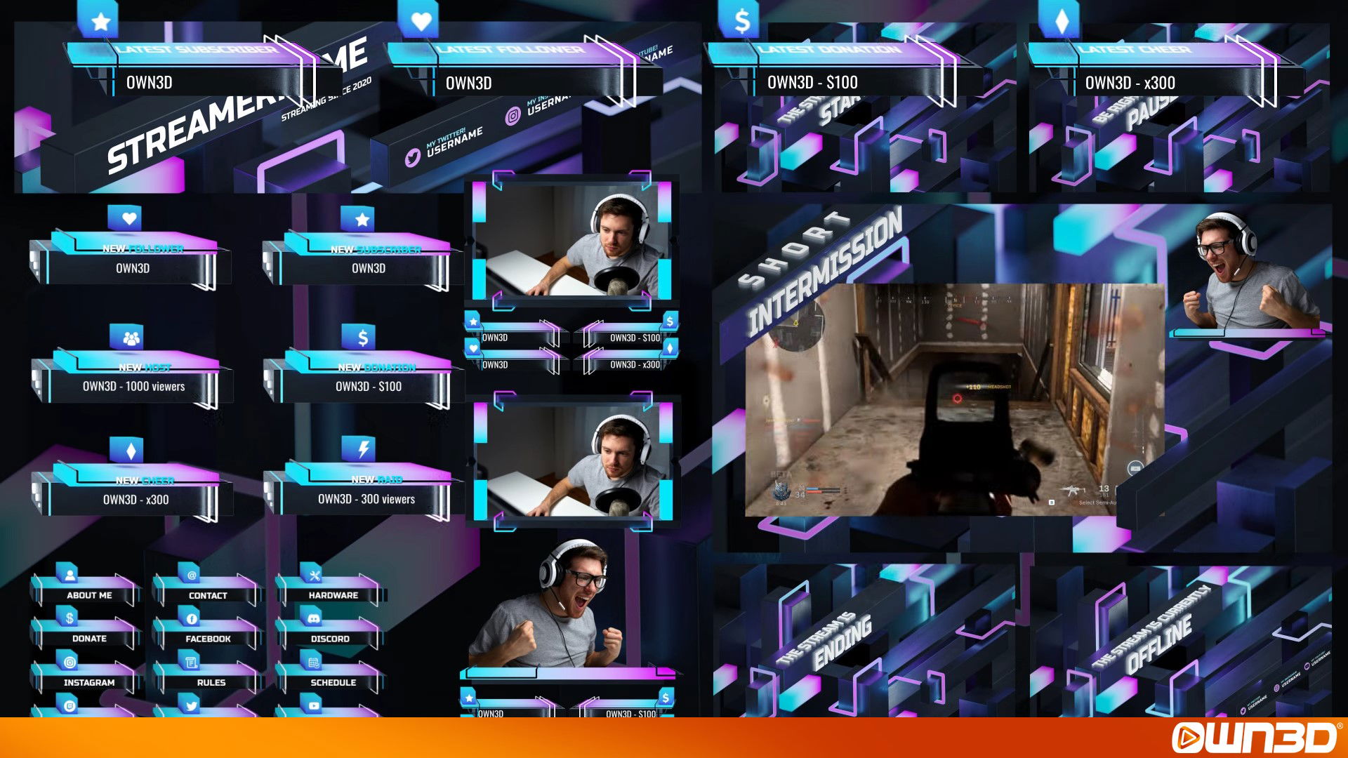 Pack Aspect - Boutique n° 1 pour les Streamers | OWN3D