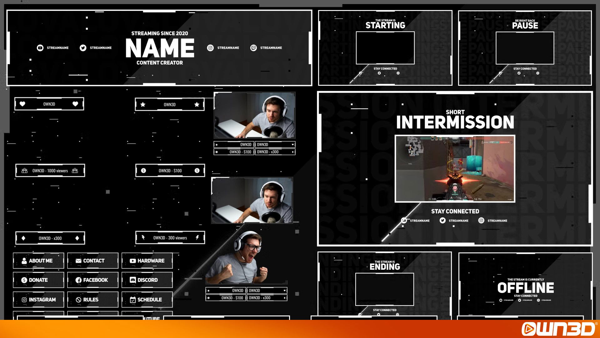 Clarity Twitch Profile Banner & Picture - #1 Shop for Streamers | OWN3D