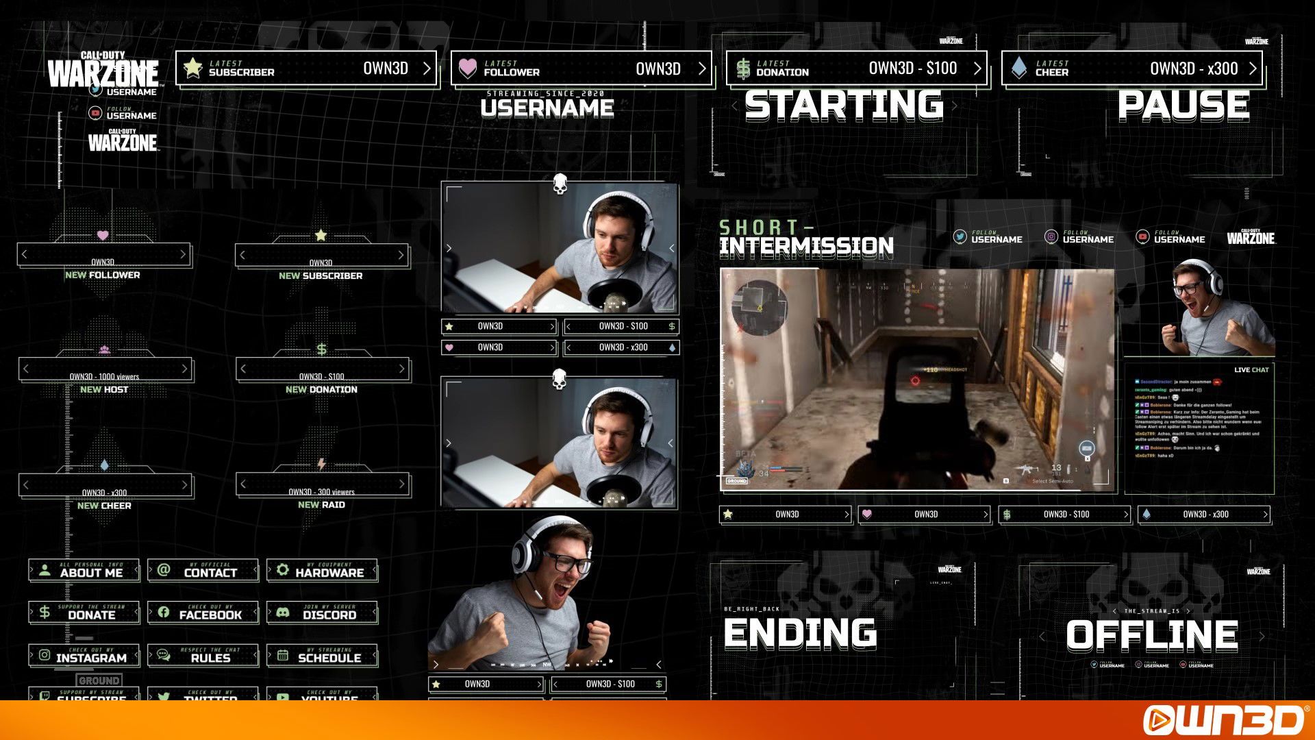 Premium Twitch Overlays & Twitch Designs for your stream! 🔥