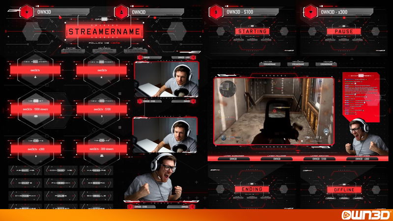 THE official Call of Duty streaming overlay templates for Twitch!