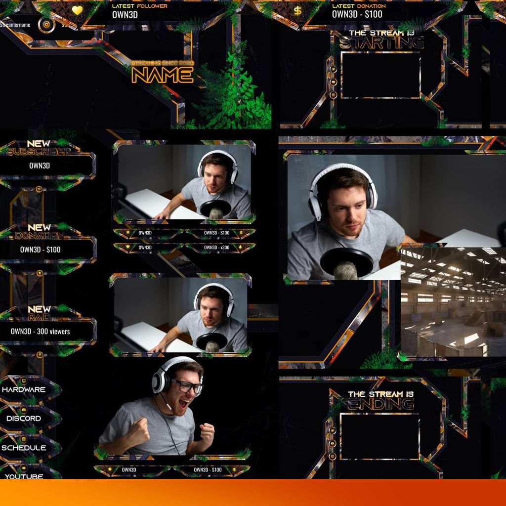 Jungle Twitch Stinger Transitions - #1 Shop for Streamers | OWN3D