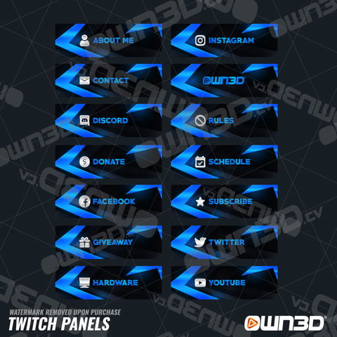 Crossfire Twitch Panels - #1 Shop for Streamers | OWN3D