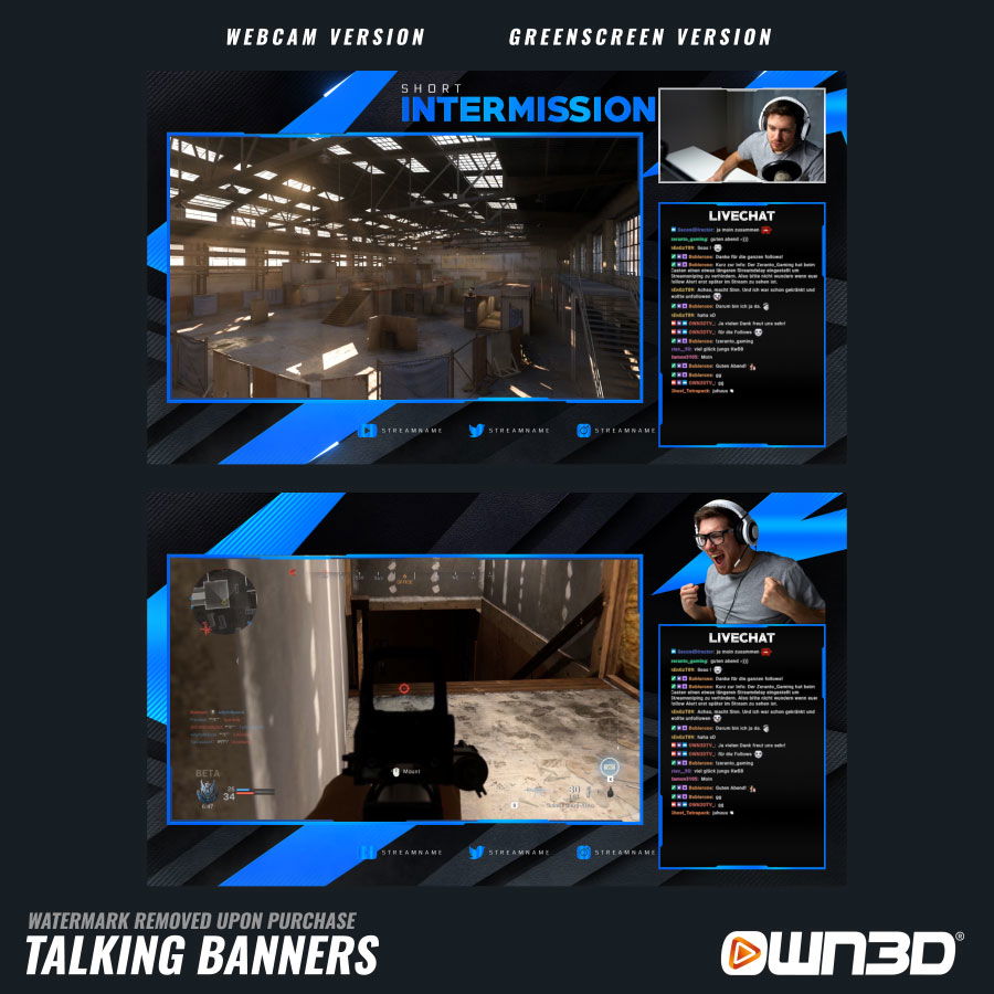 Crossfire Talking Banner - #1 Streamer Shop | OWN3D