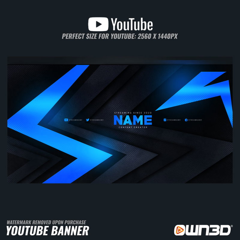 Mystic YouTube Banner - #1 Shop for Streamers | OWN3D