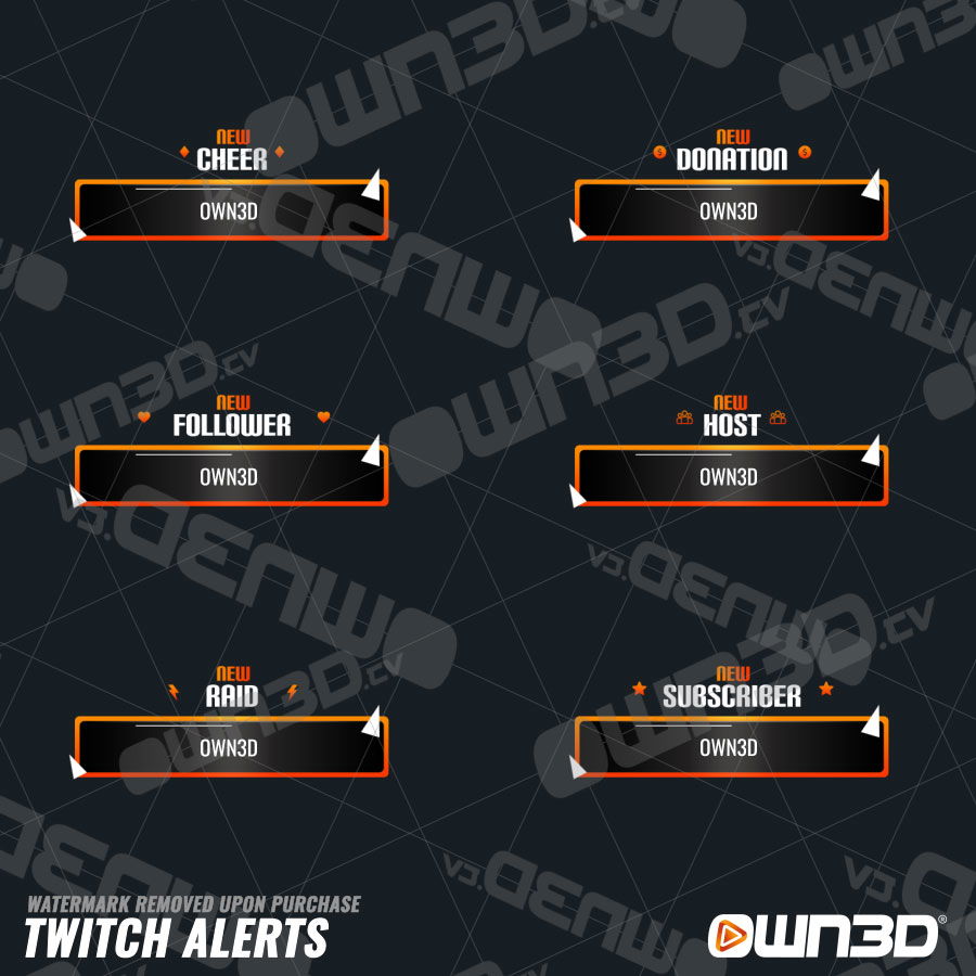 EsportsTwitch Alerts - La tienda para Streamers Nº1 | OWN3D