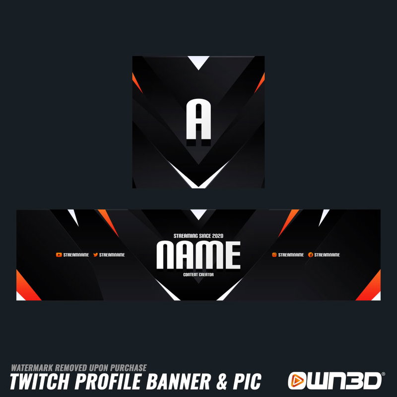 Simple Banner para tu perfil de Twitch - OWN3D