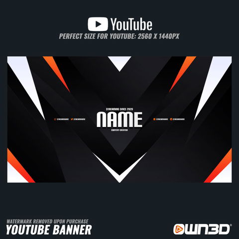 Simple YouTube Banner - OWN3D