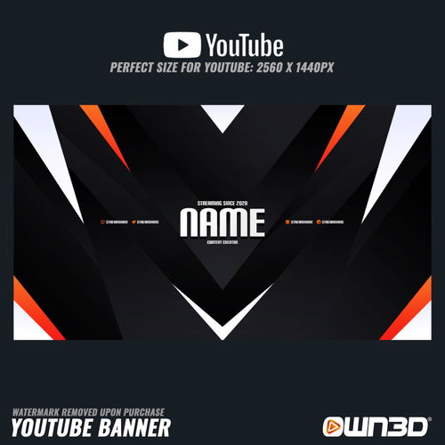 Simple YouTube Banner - OWN3D