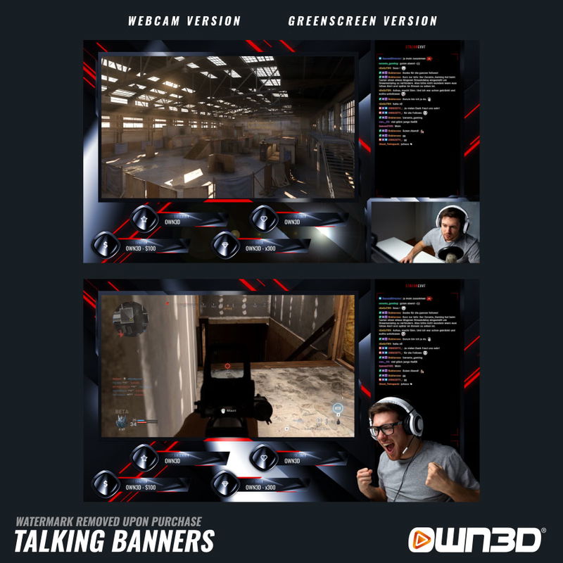 Simple Talking Banner - #1 Shop for Streamers | OWN3D