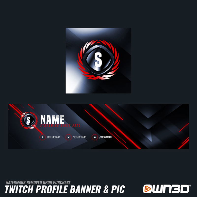 Esports Twitch Profile Banner & Picture - #1 Shop for Streamers | OWN3D