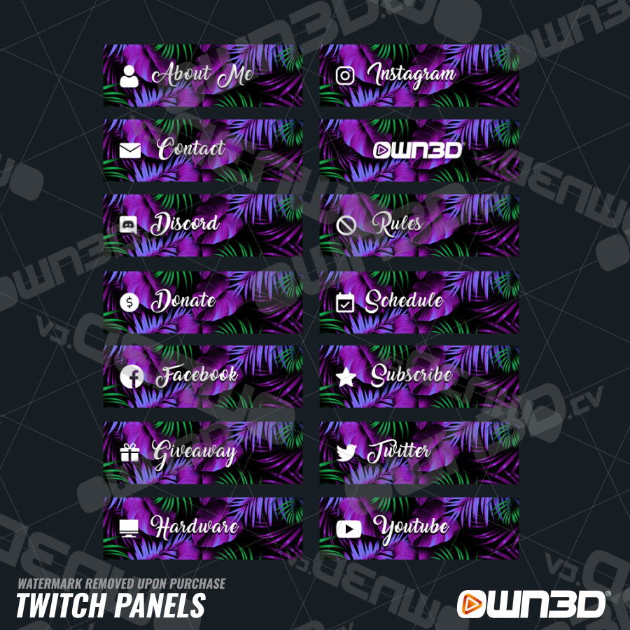 Tropical Paket - #1 Streamer Shop | OWN3D