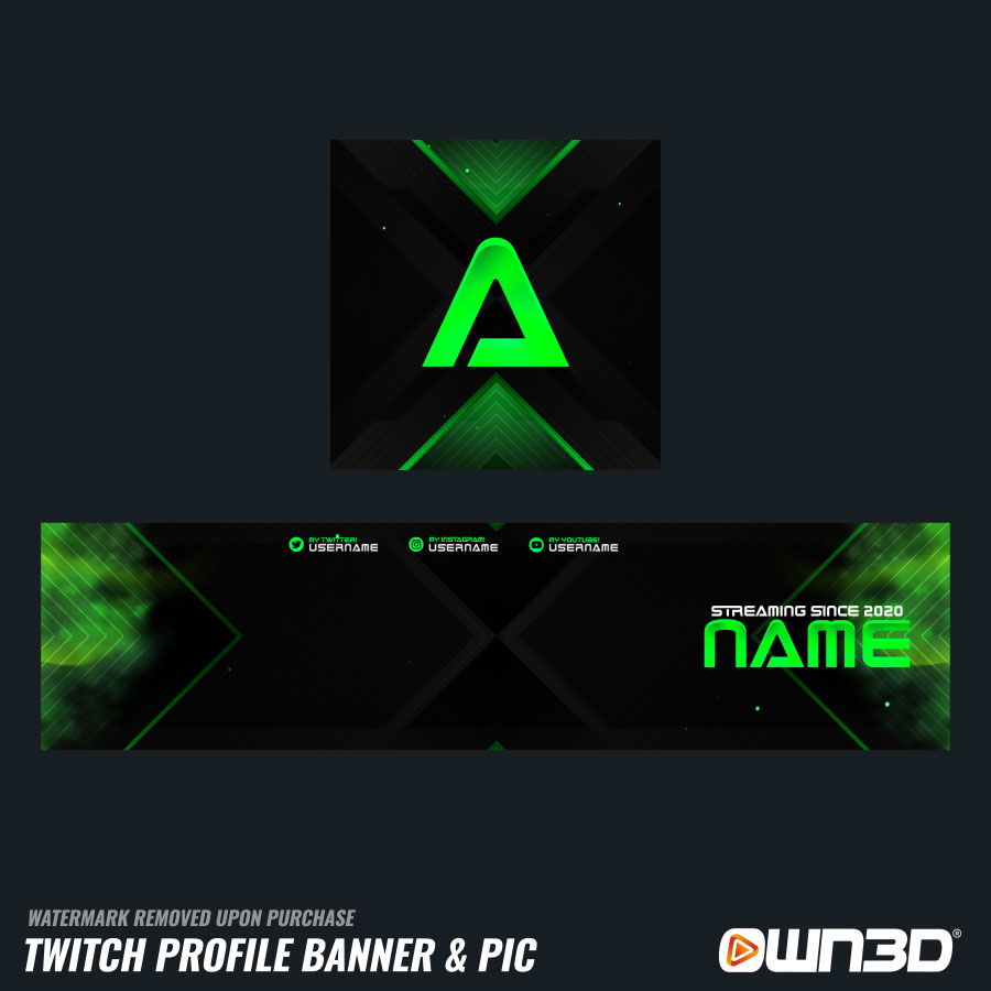 Verdant Banner para tu perfil de Twitch - OWN3D