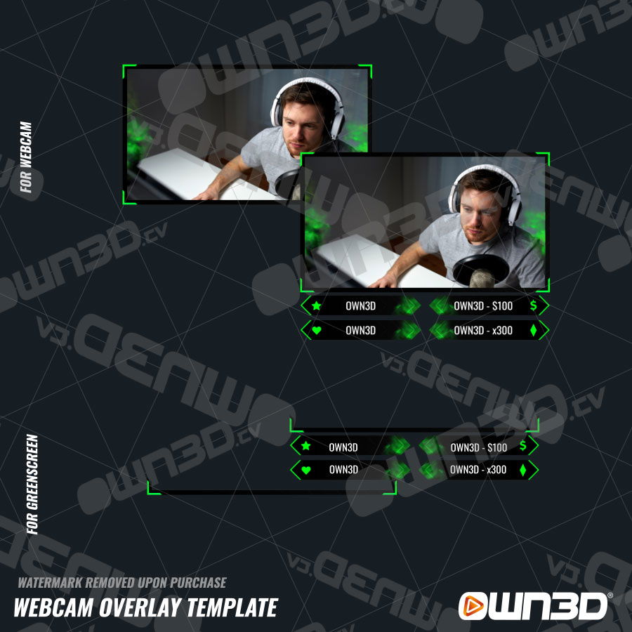 Verdant Webcam Overlays - OWN3D