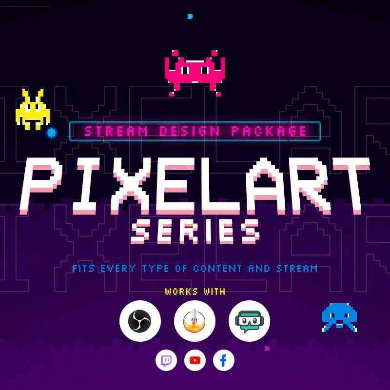 Pixelart Desktop Wallpaper - #1 Shop for Streamers | OWN3D