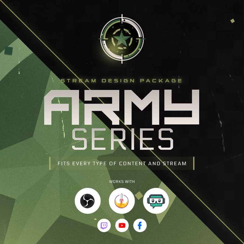Army Soldier Hi Twitch Sub Emotes - #1 Shop for Streamers | OWN3D