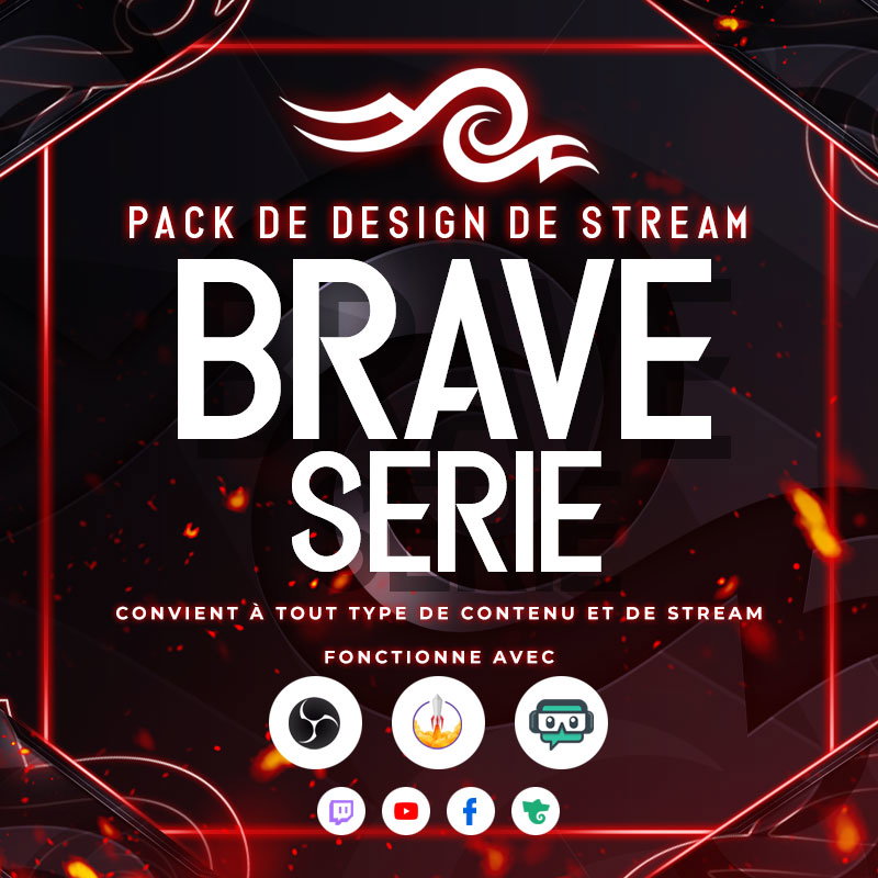 Pack Brave - Boutique n° 1 pour les Streamers | OWN3D
