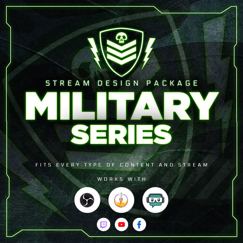 Military Webcam Overlays - #1 Streamer Shop | OWN3D