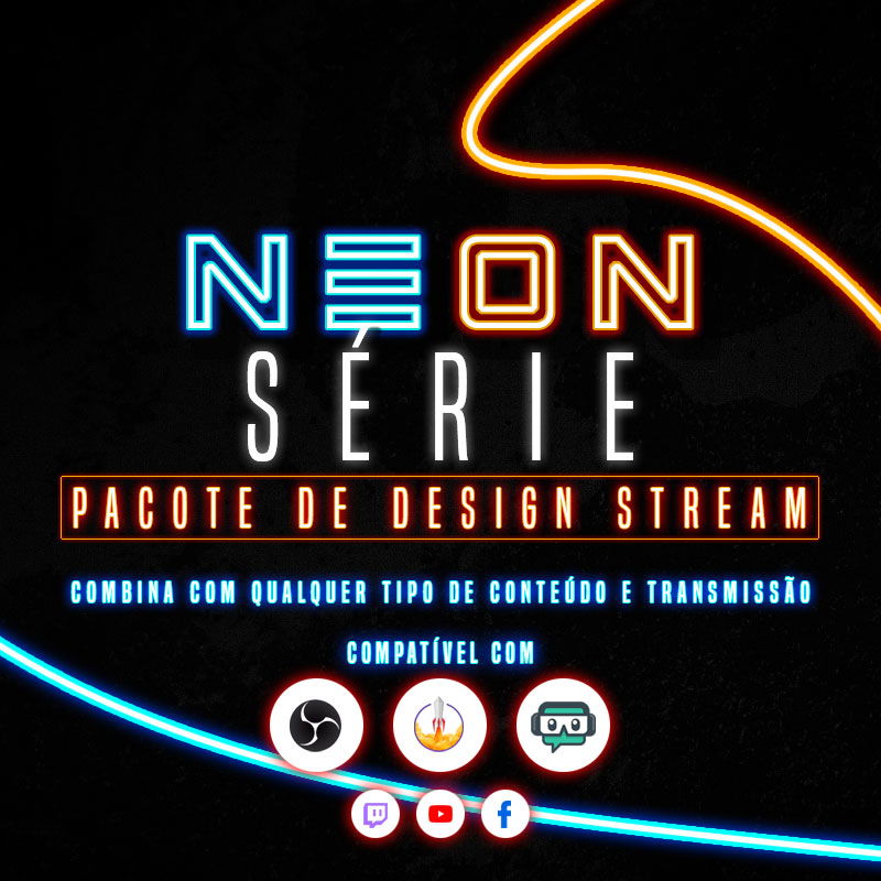 Neon Twitch Stinger Transitions - Loja #1 para Streamers | OWN3D