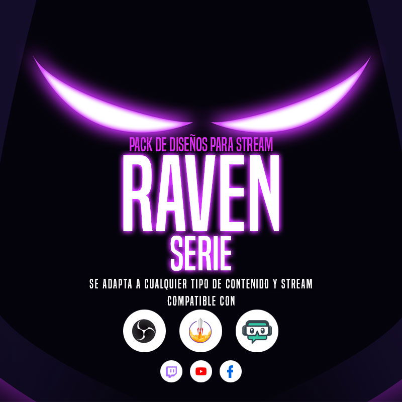 RavenTwitch Profile Banner & Picture - La tienda para Streamers Nº1 | OWN3D