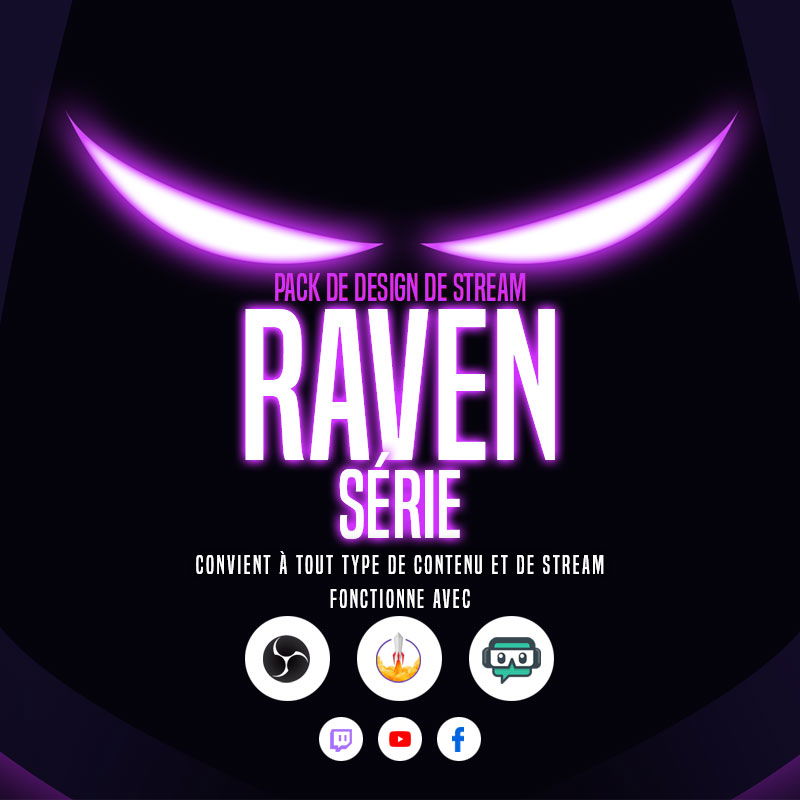 Pack Raven - Boutique n° 1 pour les Streamers | OWN3D