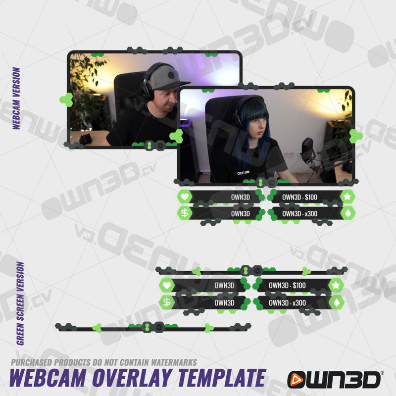 Hexagon Webcam Overlays - #1 Shop for Streamers | OWN3D