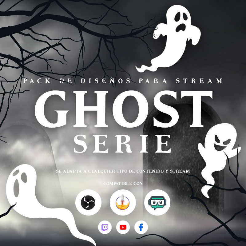 Paquete Ghost - La tienda para Streamers Nº1 | OWN3D