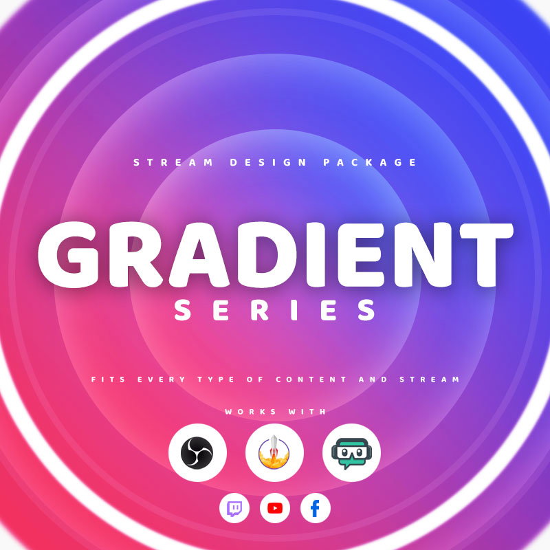 Gradient Twitch Profile Banner & Picture - #1 Shop for Streamers | OWN3D