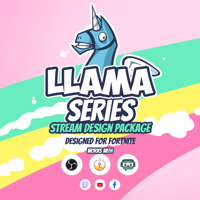 Llama Talking Banner - #1 Shop for Streamers | OWN3D