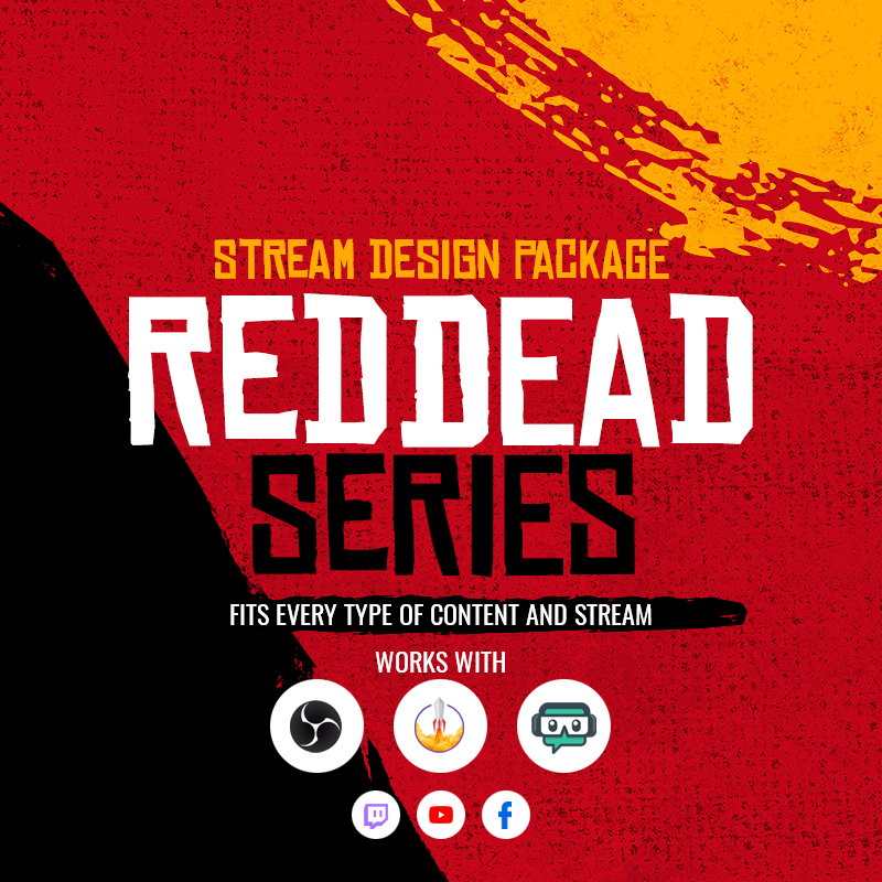 Red Dead Webcam Overlays - #1 Shop for Streamers | OWN3D