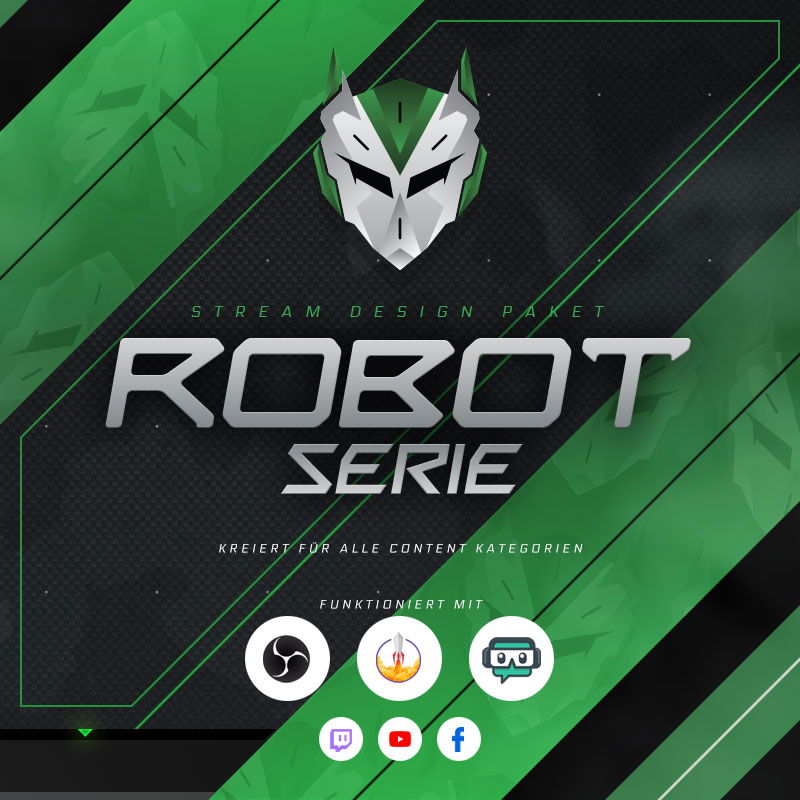 Robot Paket - #1 Streamer Shop | OWN3D