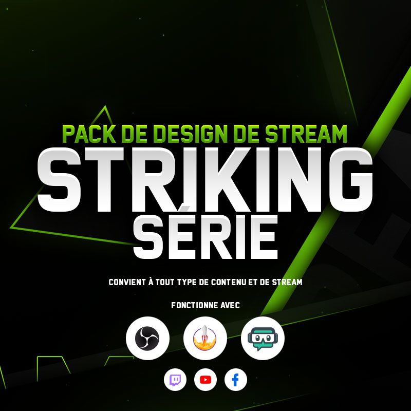 Pack Striking - Boutique n° 1 pour les Streamers | OWN3D