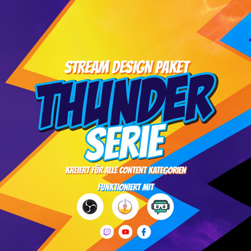 Thunder Twitch Stinger Transitions - #1 Streamer Shop | OWN3D