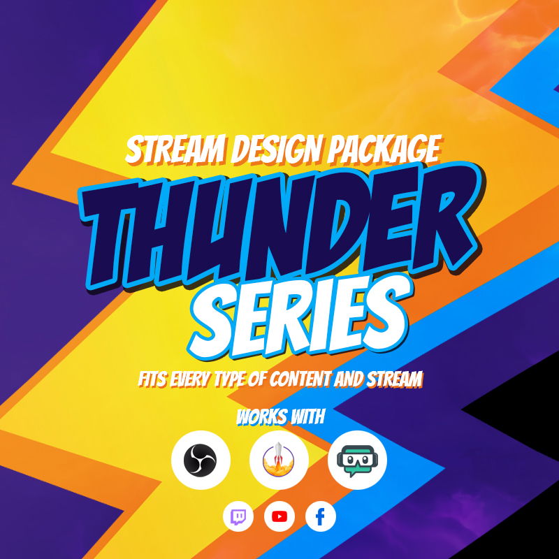 Thunder Webcam Overlays - #1 Shop for Streamers | OWN3D