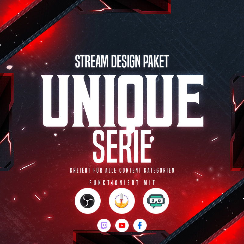 Unique Red Twitch Stinger Transitions - #1 Streamer Shop | OWN3D