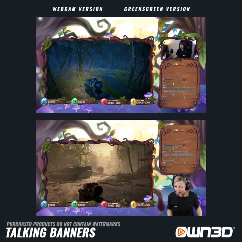 Enchanted Chat Overlay / Screen / Banner - OWN3D