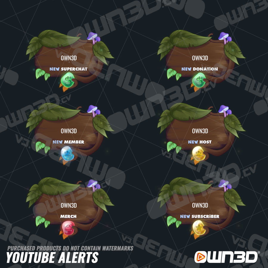 Enchanted YouTube Alerts - OWN3D