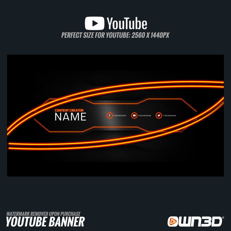 Omega Banner de YouTube - OWN3D