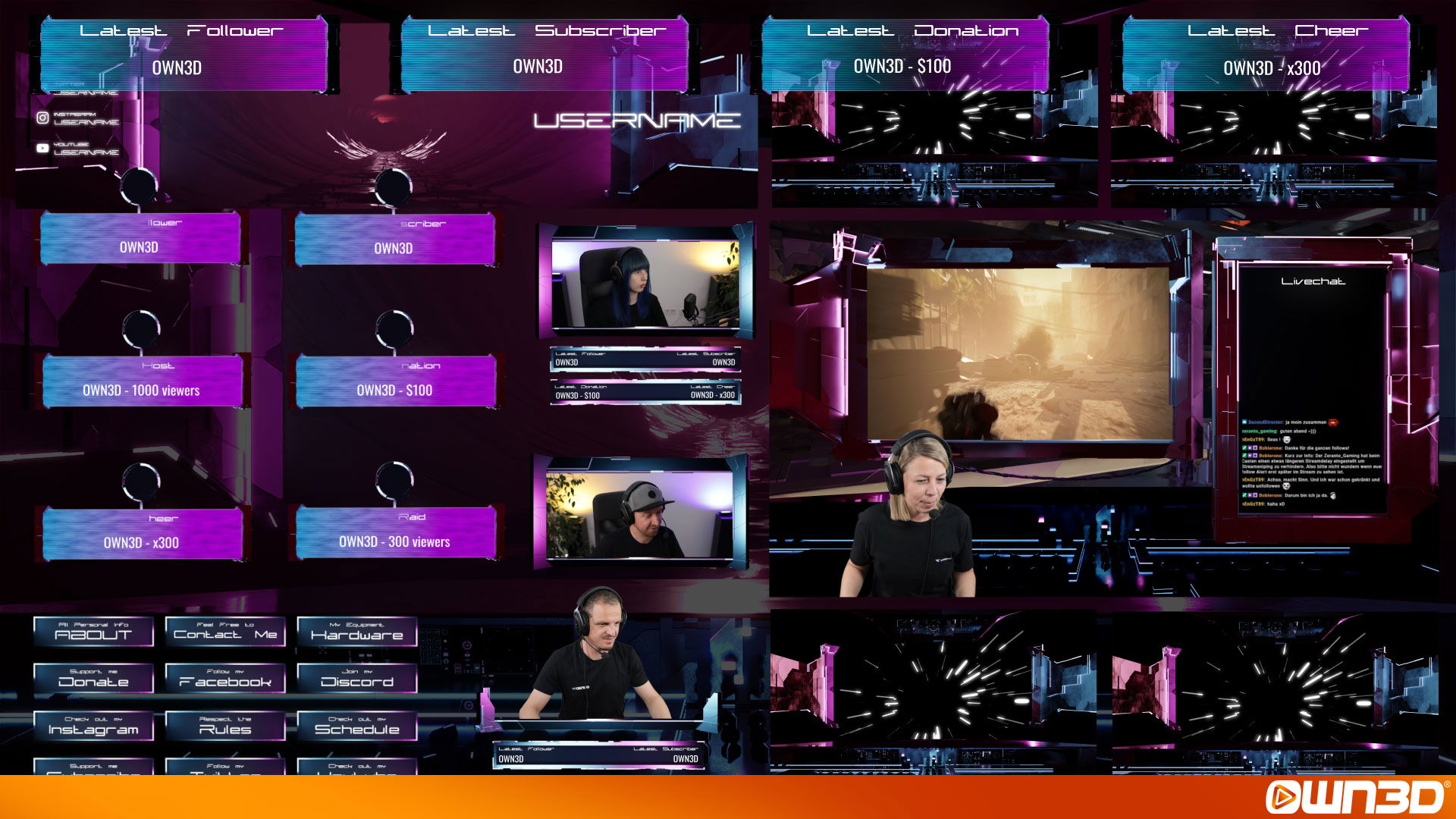 Spaceship Package - #1 Shop for Streamers | OWN3D