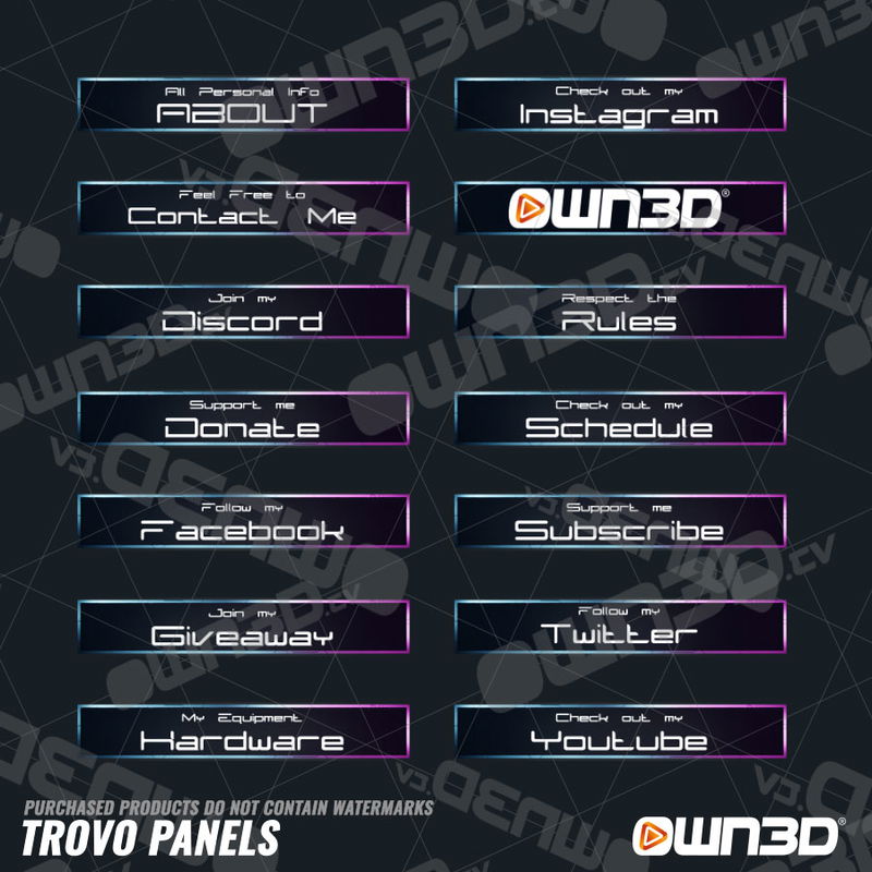 Spaceship Trovo Panels - OWN3D