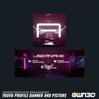 Spaceship Trovo Profile Banner - OWN3D