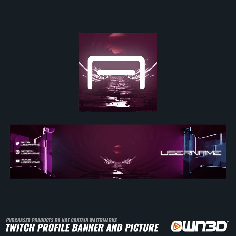 Spaceship Banner para tu perfil de Twitch - OWN3D