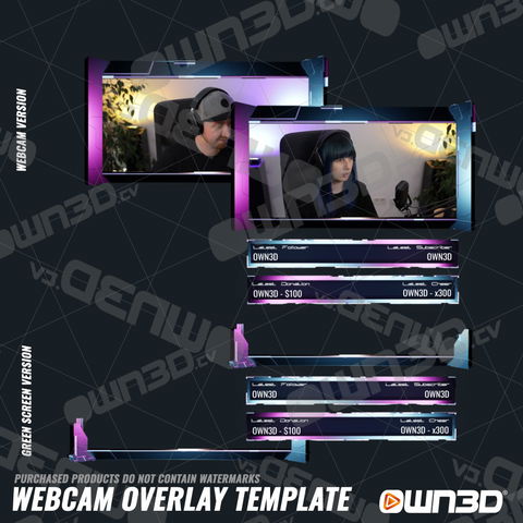 Spaceship Webcam Overlays - OWN3D