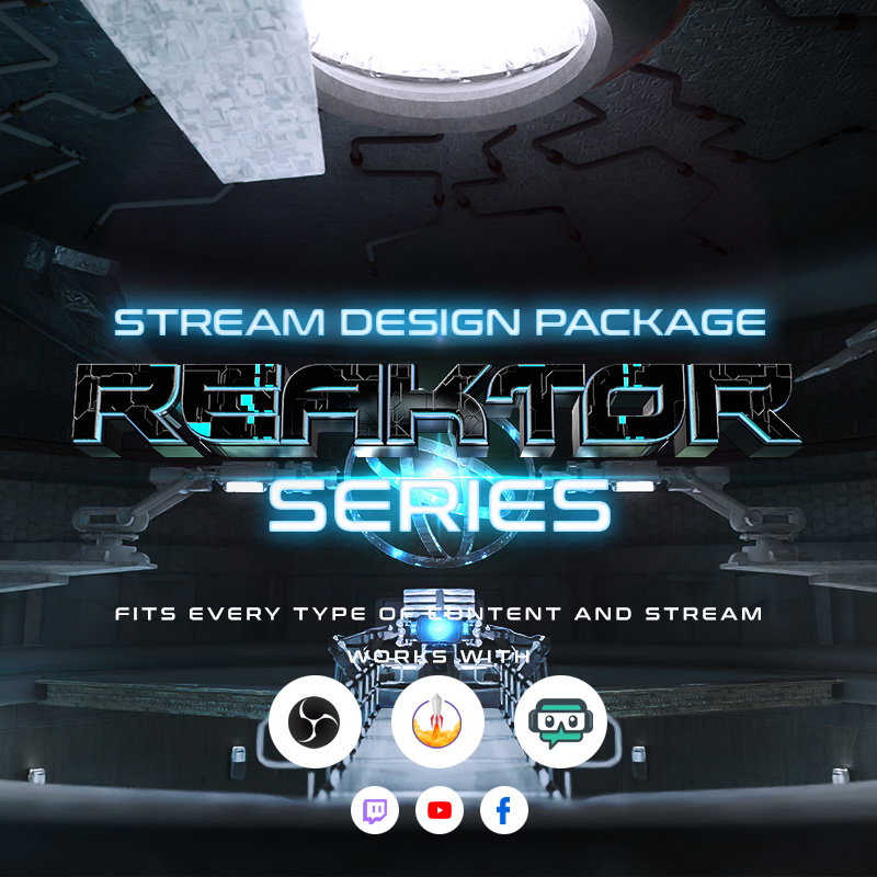 Reaktor Overlays webcam / Templates de cam animés - OWN3D
