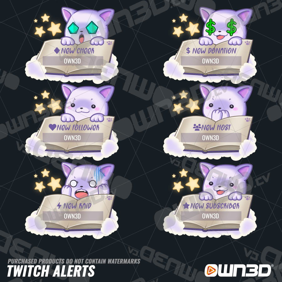 Kawaii Cats Twitch Alerts - OWN3D