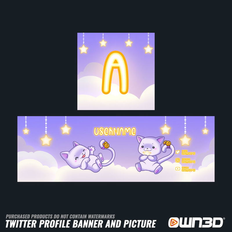 Kawaii Cats Twitter Banner - OWN3D