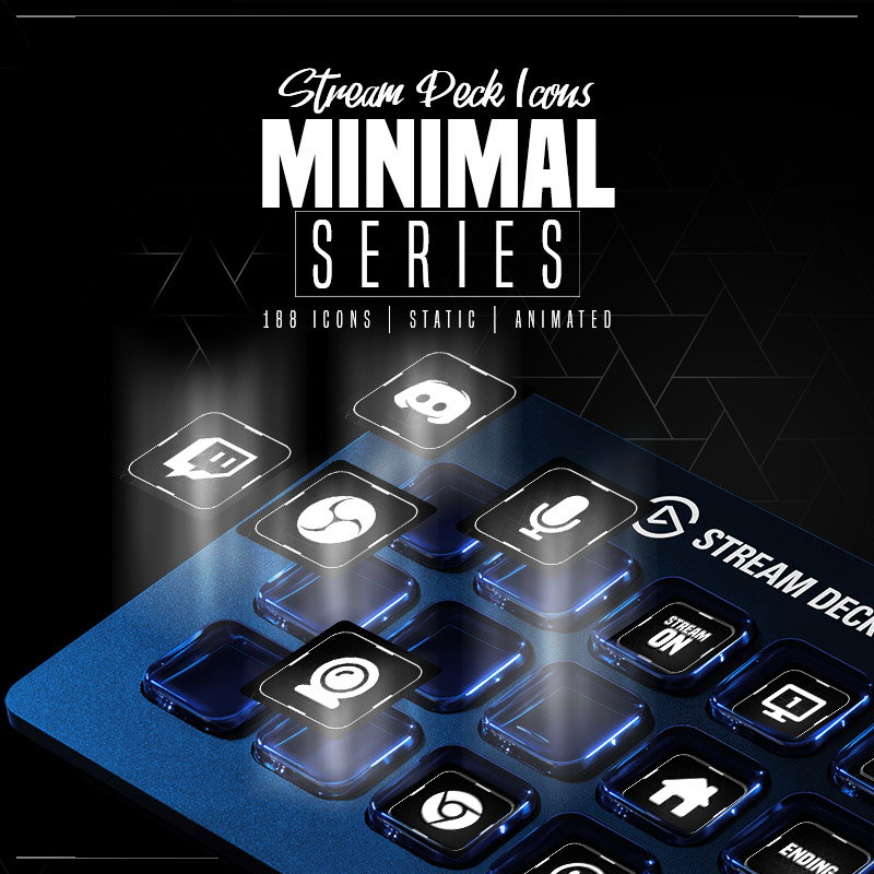 Minimal Stream Deck Icons - OWN3D