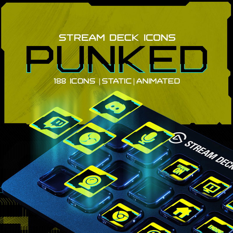 Punked Stream Deck Icons - OWN3D
