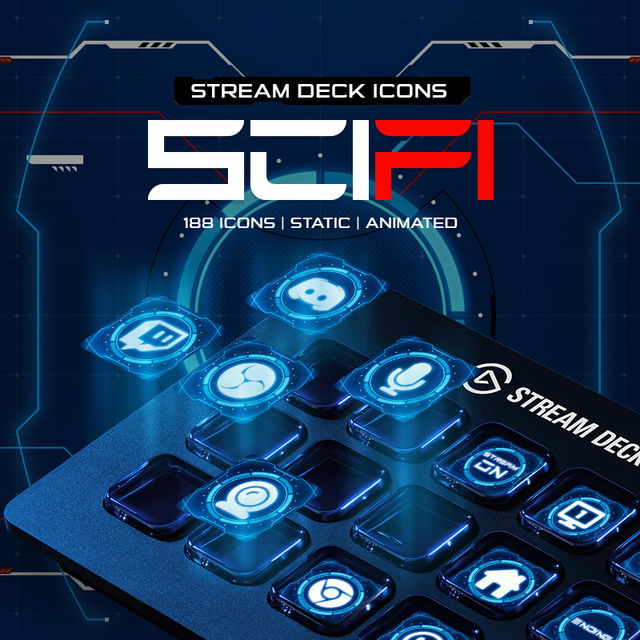 Sci-Fi Stream Deck Icons - OWN3D