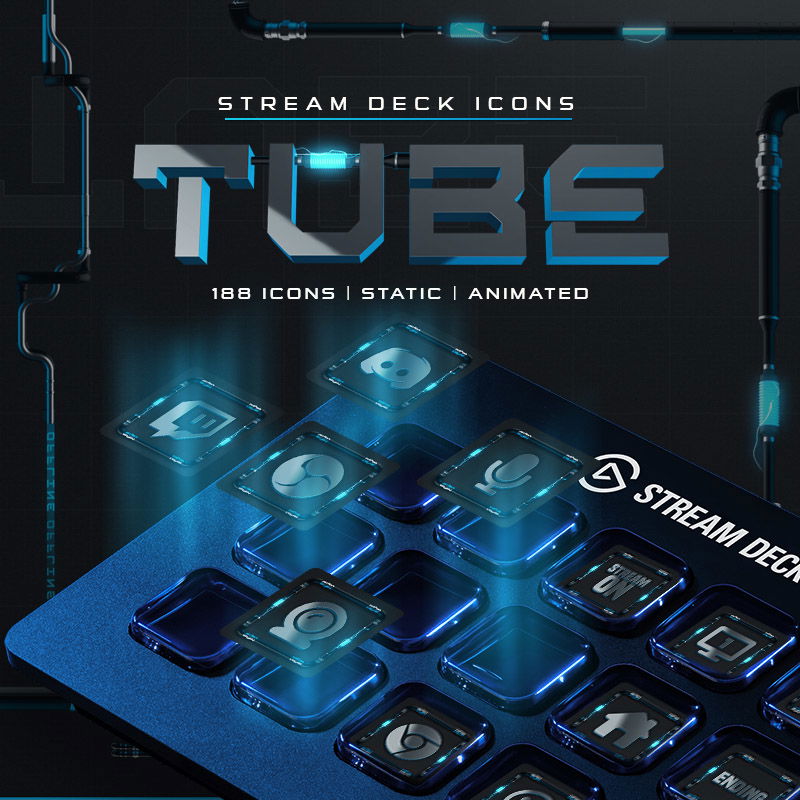 Tube Stream Deck Icons - OWN3D